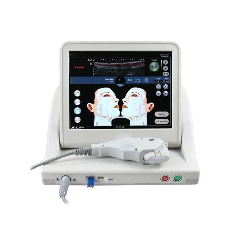 Portable Mini SMAS Lift HIFU Hifu Lifting Machine With 12 Lines For ...