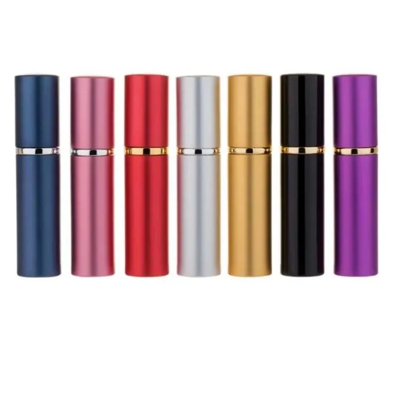 Aluminum Anodized Perfume Atomizer 5ml Compact Refillable Travel Spray ...