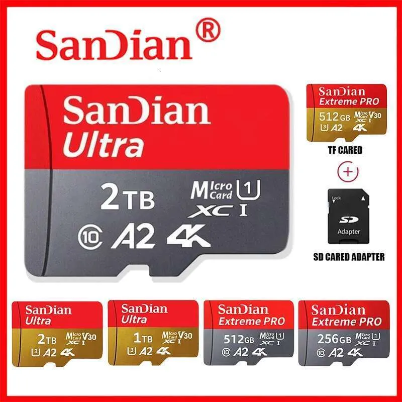 High-Speed Micro SD Card - 2TB/1TB/512GB/256GB Ultra TF Flash Memory ...