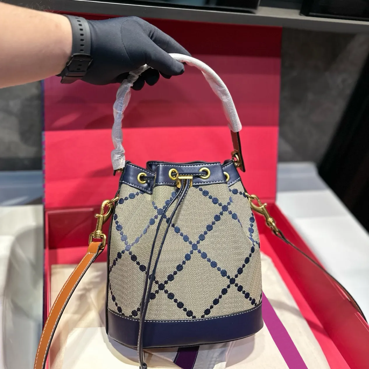 Drawstring Bucket Bag Crossbody Bag Designer Bag... From Queenqueen ...