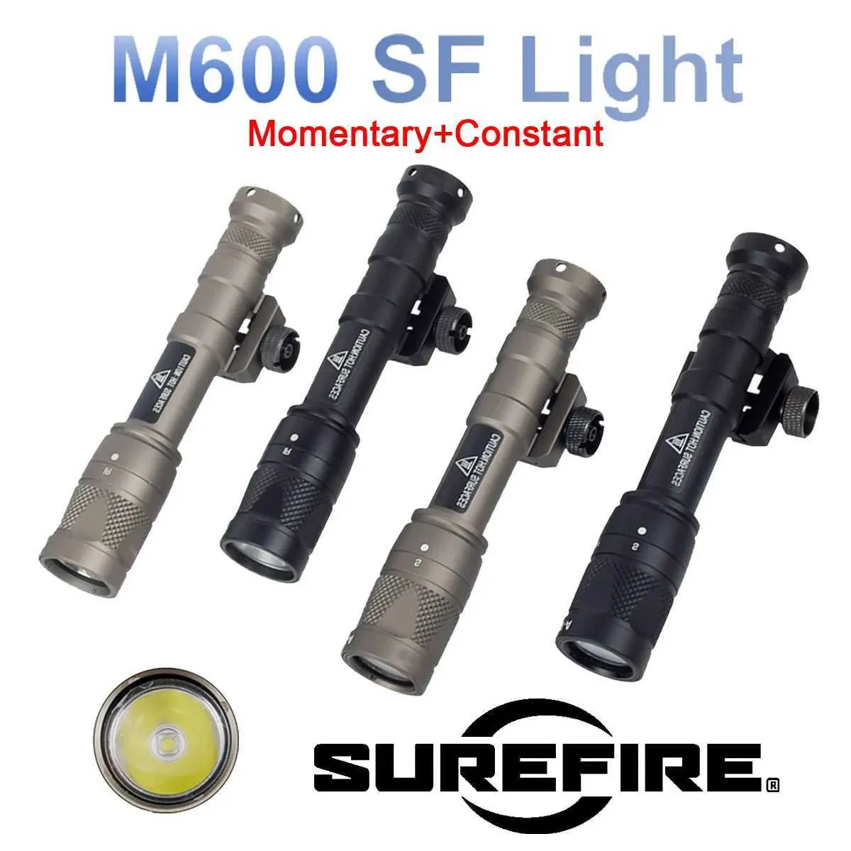 Tactical Dual Function D Microstream Flashlight With Prure Switch For ...