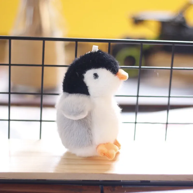 11cm Cute Penguin Plush Keychain with 3D Eyes, Soft Kids Birthday Gift ...