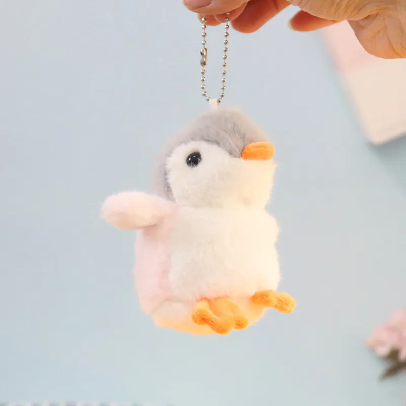 11cm Cute Penguin Plush Keychain with 3D Eyes, Soft Kids Birthday Gift ...