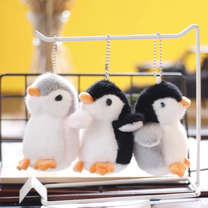 11cm Cute Penguin Plush Keychain with 3D Eyes, Soft Kids Birthday Gift ...