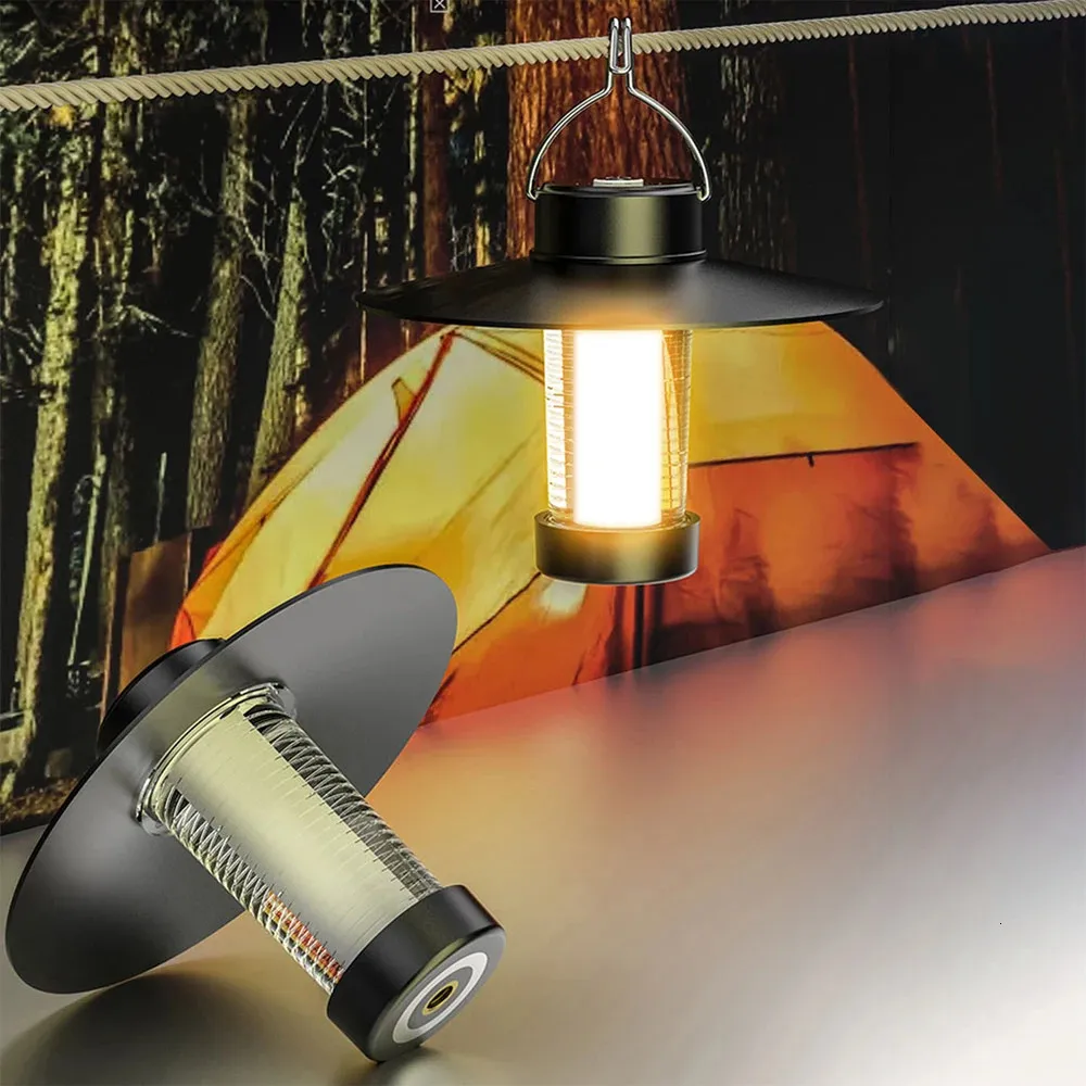 Rechargeable Camping Lantern LED - Powerful Tent Light & Flashlight ...