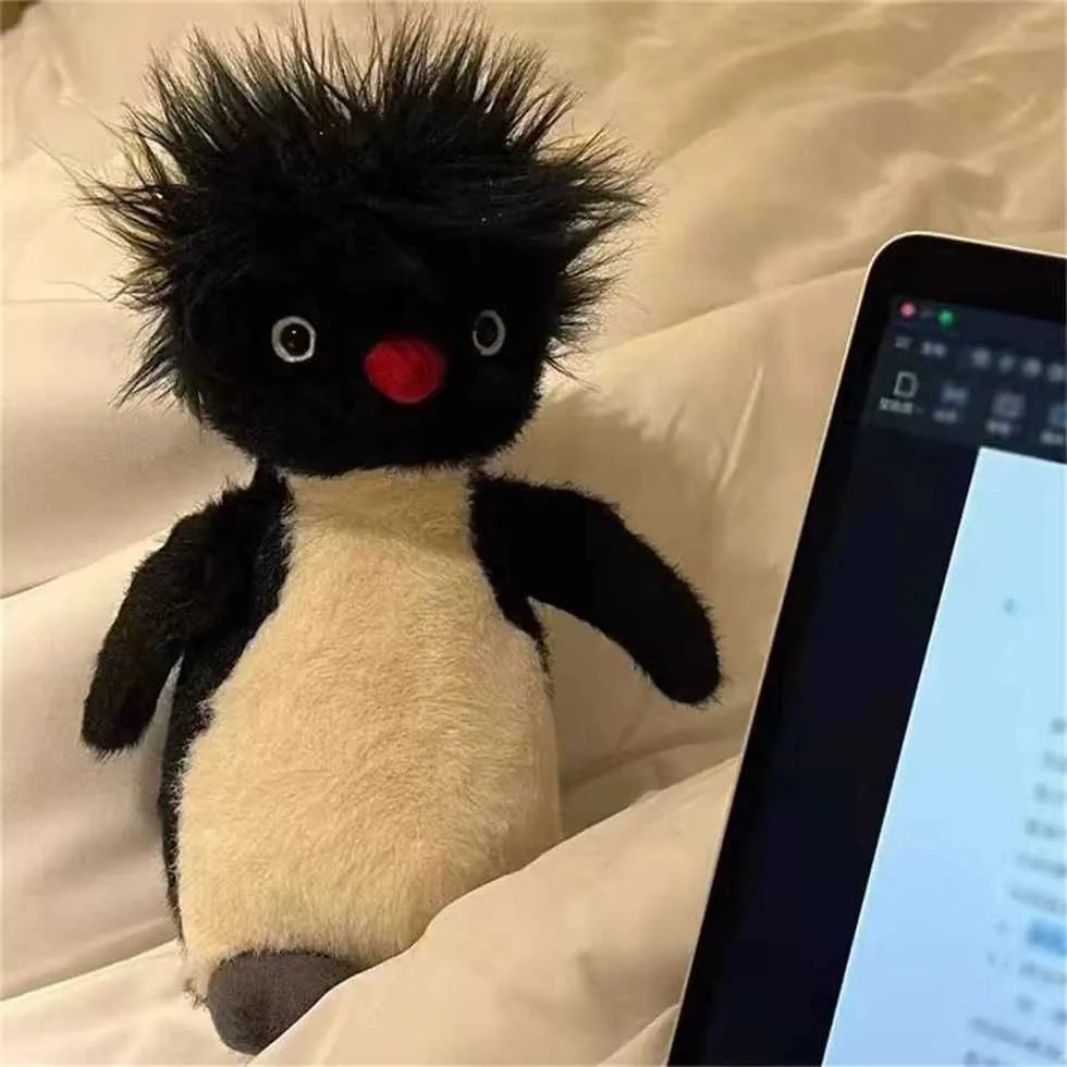 Cute Ronnie Jumping Rock Little Penguin Growlithe Plush British Jell ...