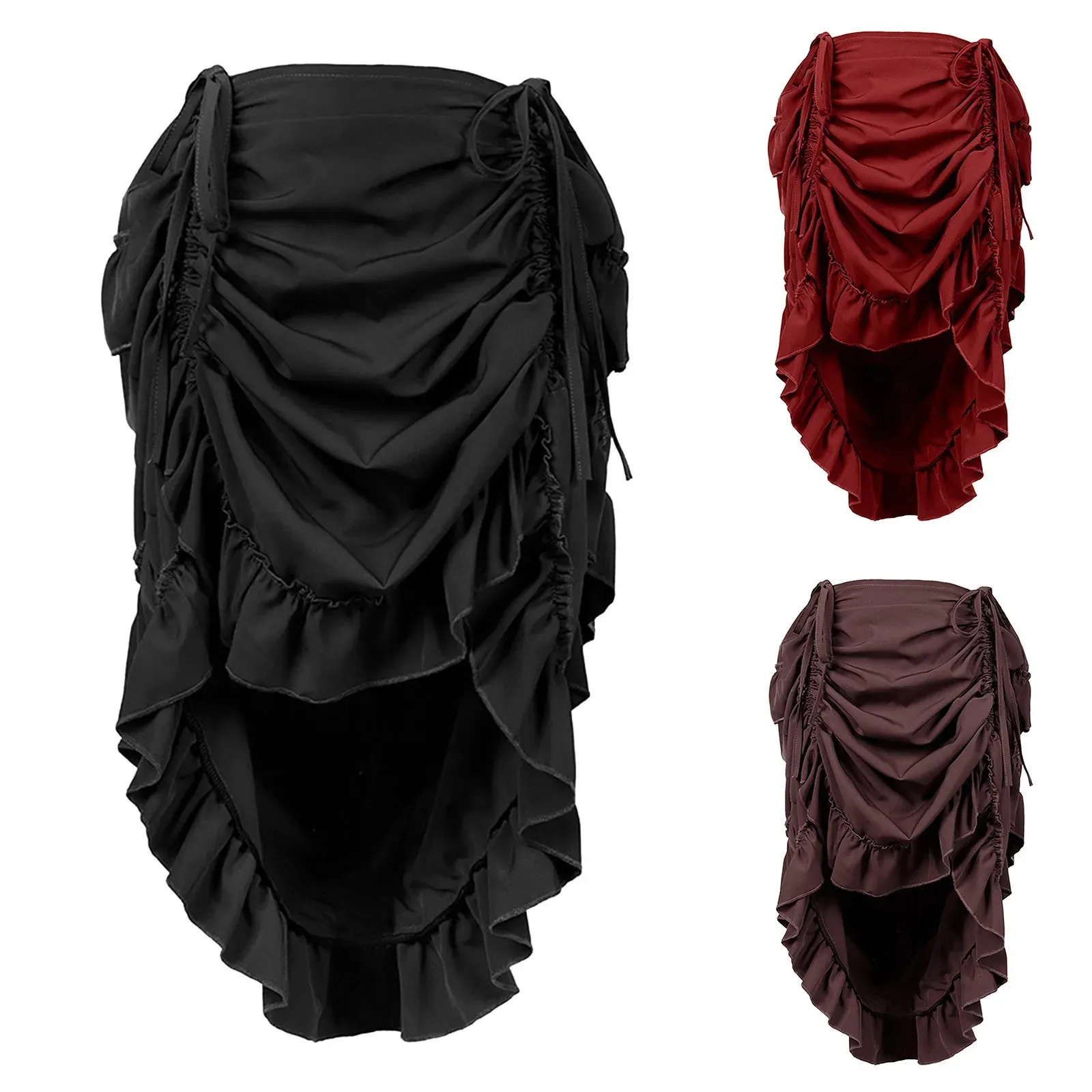 Medieval Victorian Punk Gothic Steampunk Midi Skirts... From Zorastore ...