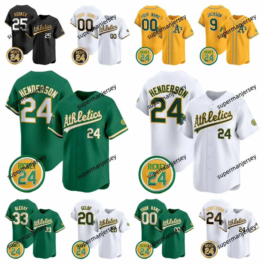 Personalized Ricky Henderson Memorial Major League Baseball Uniforms ...