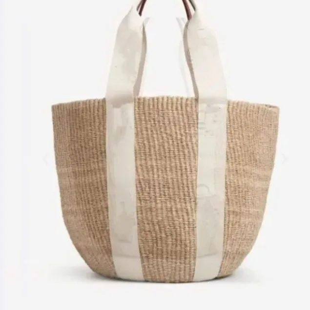 Womens Summer Handbags Large Designer Totes: Woven Leather Bucket Bag ...