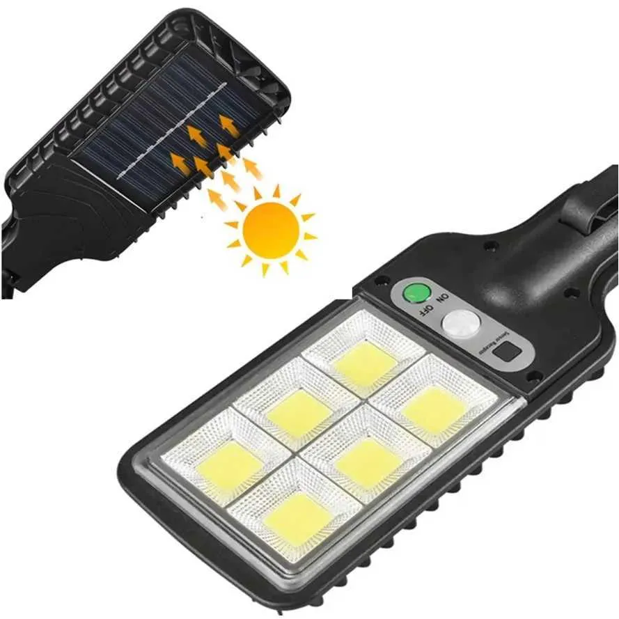 Outdoor Solar Wall Lamp With Motion Sensor, Wireless Security Light ...