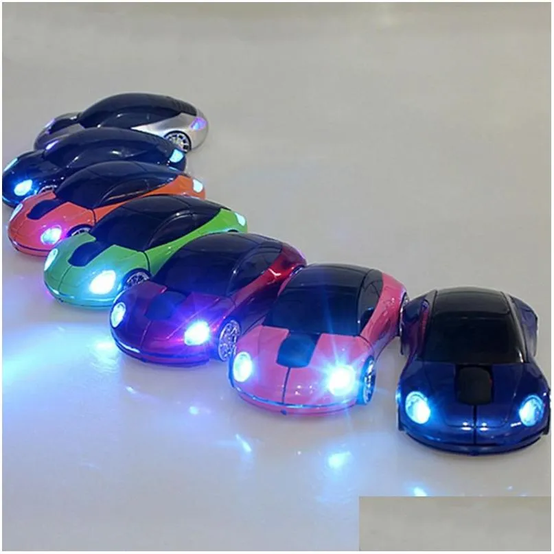 Car Shaped Gaming Led Mouse Mini With 3D Optical, 2.4G Wireless ...