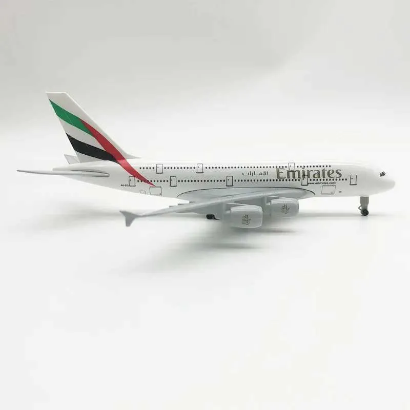 Airbus A380 20cm Aircraft Model Emirates Metal Replica Alloy Material ...