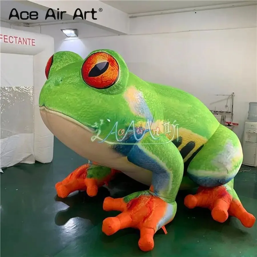 Wholesale 20ft Length Frog Model Inflatable Decorative Frog For ...
