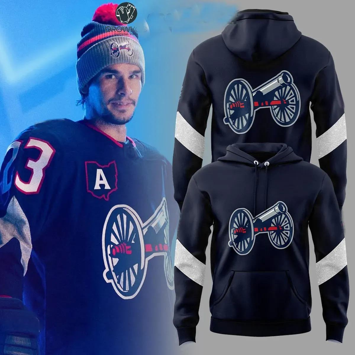 Personalized 2022 Stadium Series Custom Hockey Sweatshirts With ...