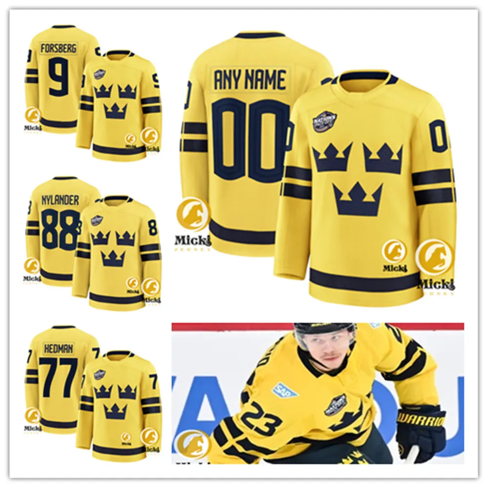 Victor Hedman Sweden 4 Nations Face Off Hockey Jersey... From ...