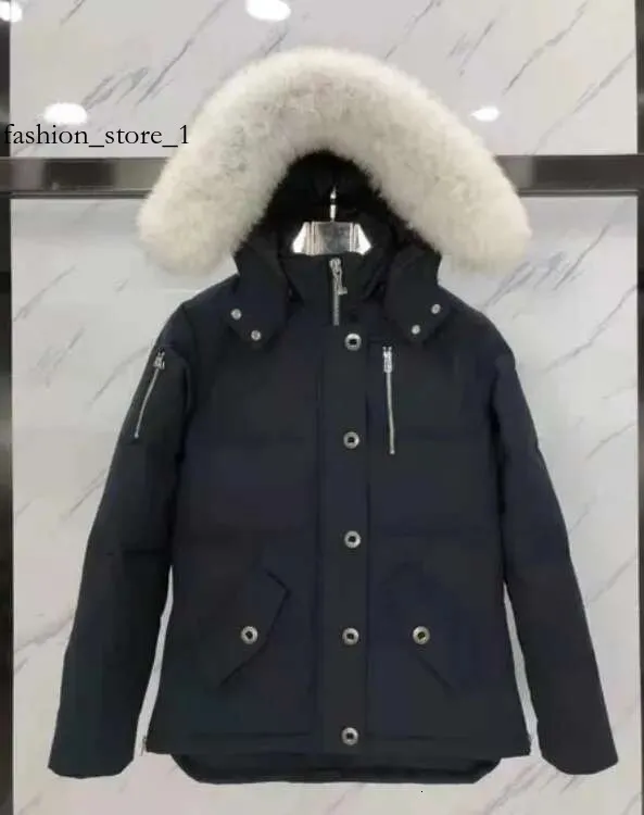 Winter Waterproof White Duck Moose Down Knuckle Down Jacket With Collar ...