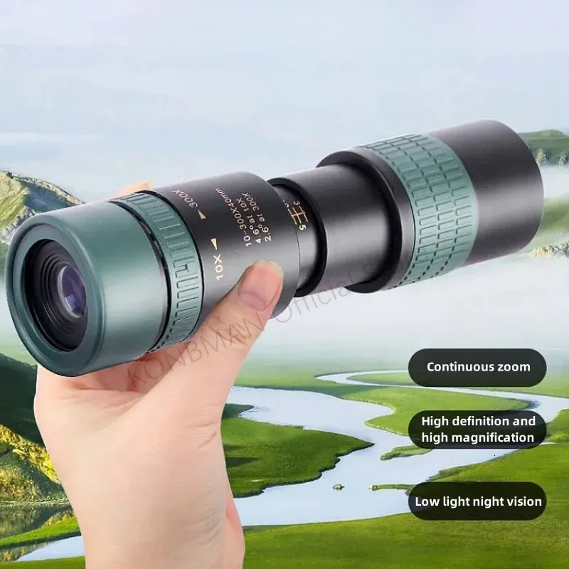 Professional Hunting 16x52 Monocular With 10 300X Zoom, High Definition ...