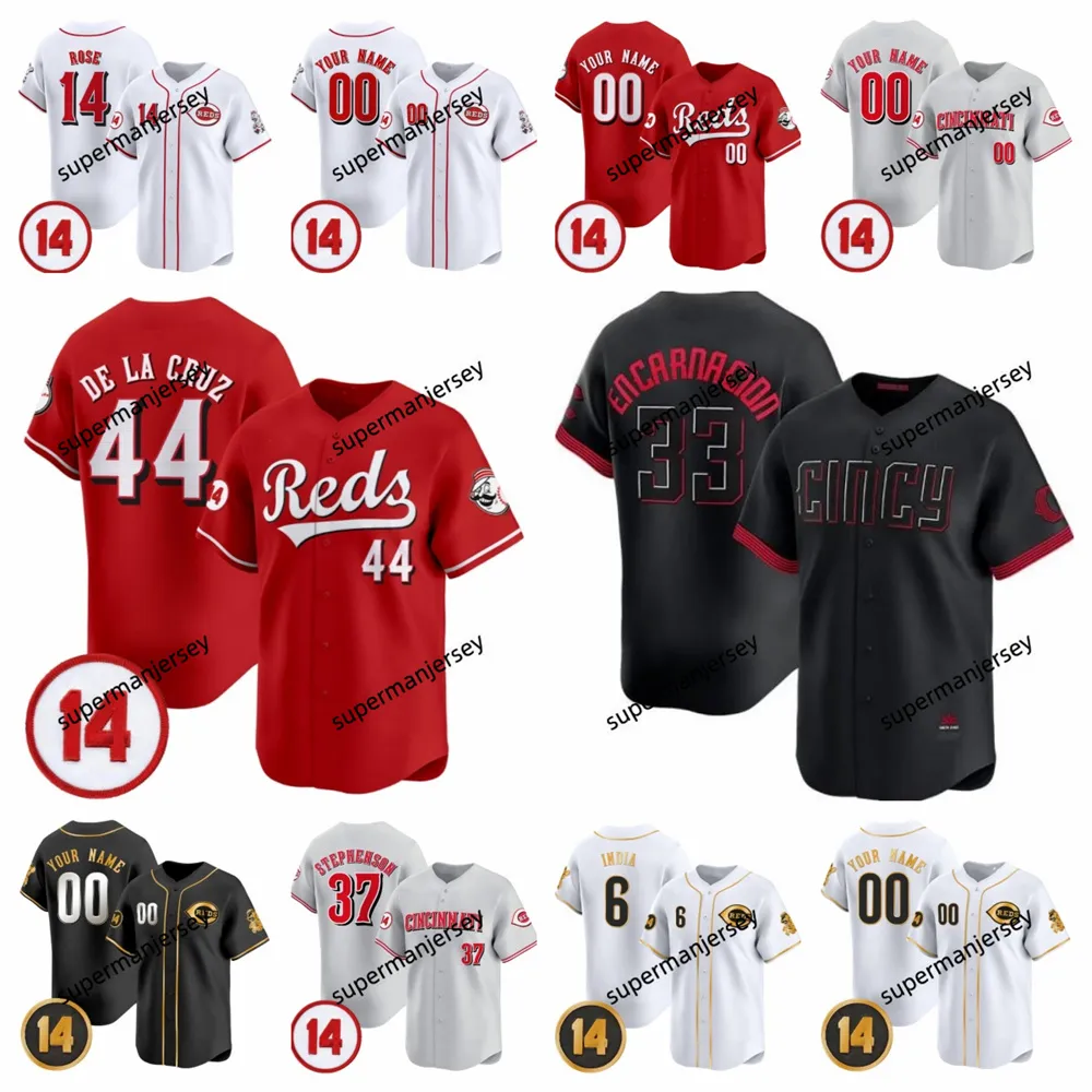 Reds 2025 CINCY Elly De La Cruz Baseball Jersey 14... From ...