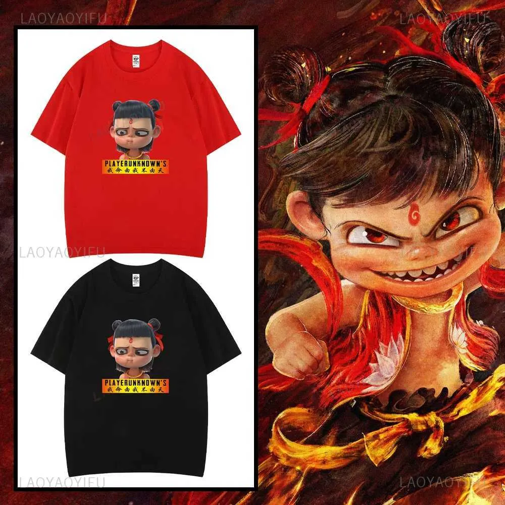 Wholesale Nezha 2 Graphic Horror T Shirts High Quality Ancient CHInese ...