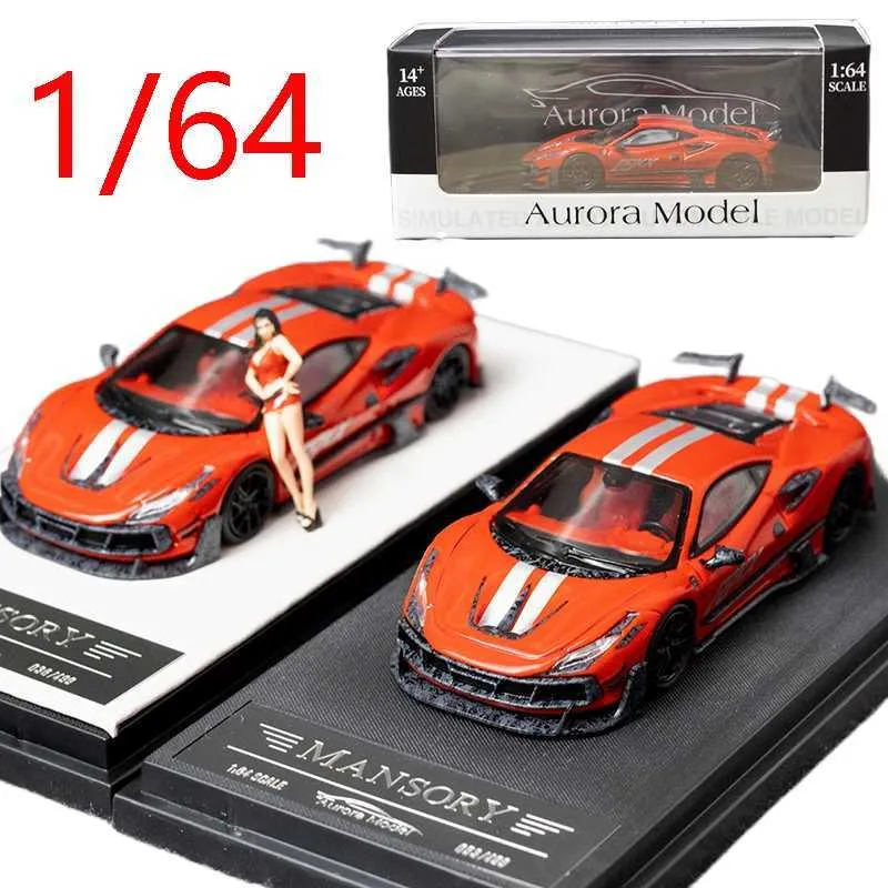 1/64 Scale Diecast Ferrari F8XX MANSORY Falcon V8 Supercar Alloy Static ...