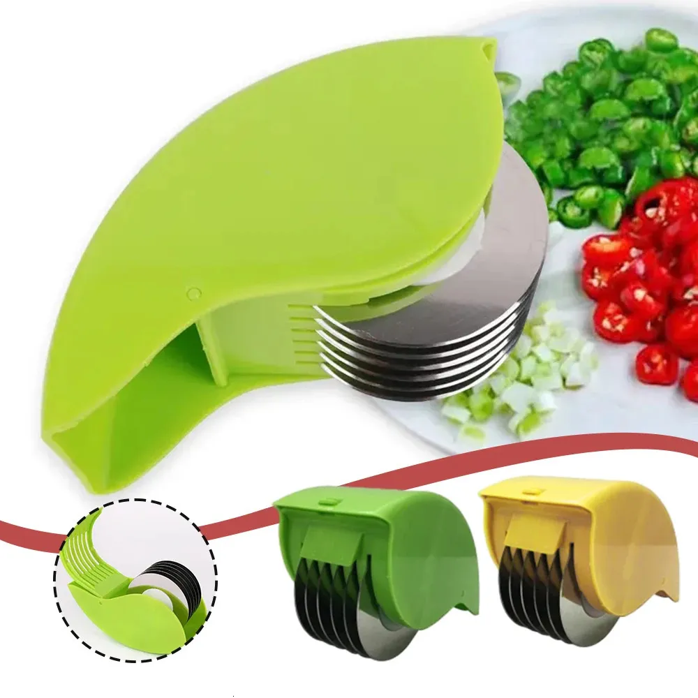 Stainless Steel Garlic Mincer Rocker And Chopper Roller Knife For Labor ...