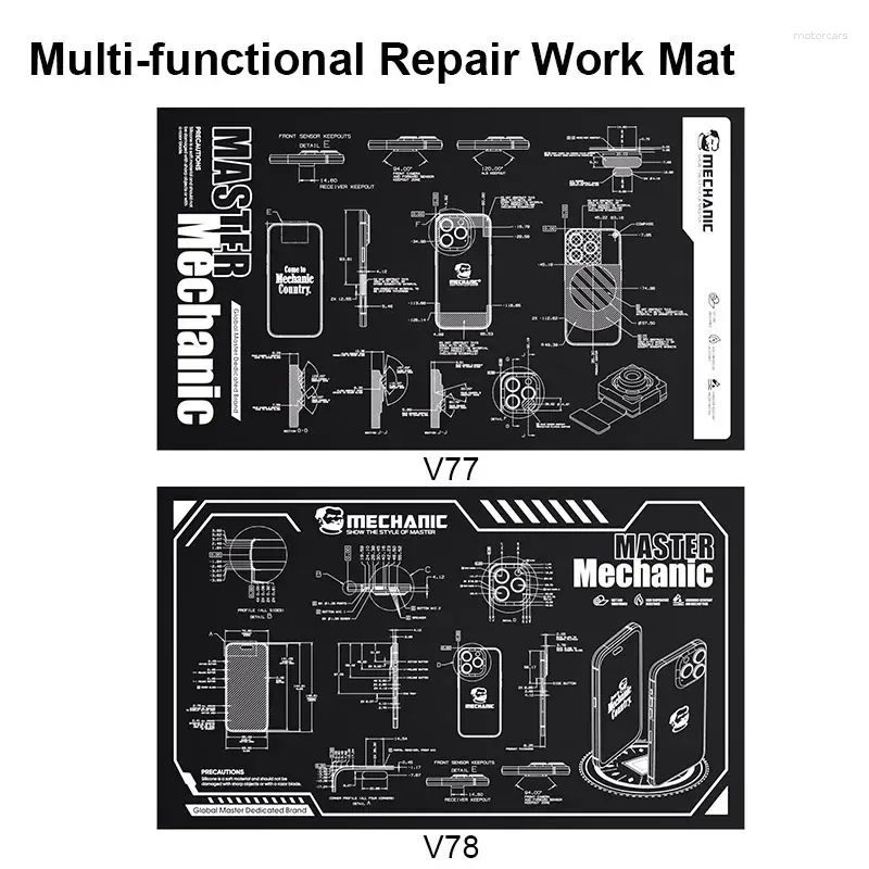 Professional Repair Tool Set - Heat Insulation Pad & Soft IC Chip ...