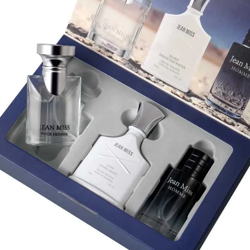 Luxury 90ml Men's Perfume Set For Men Gift Set With Long Lasting ...
