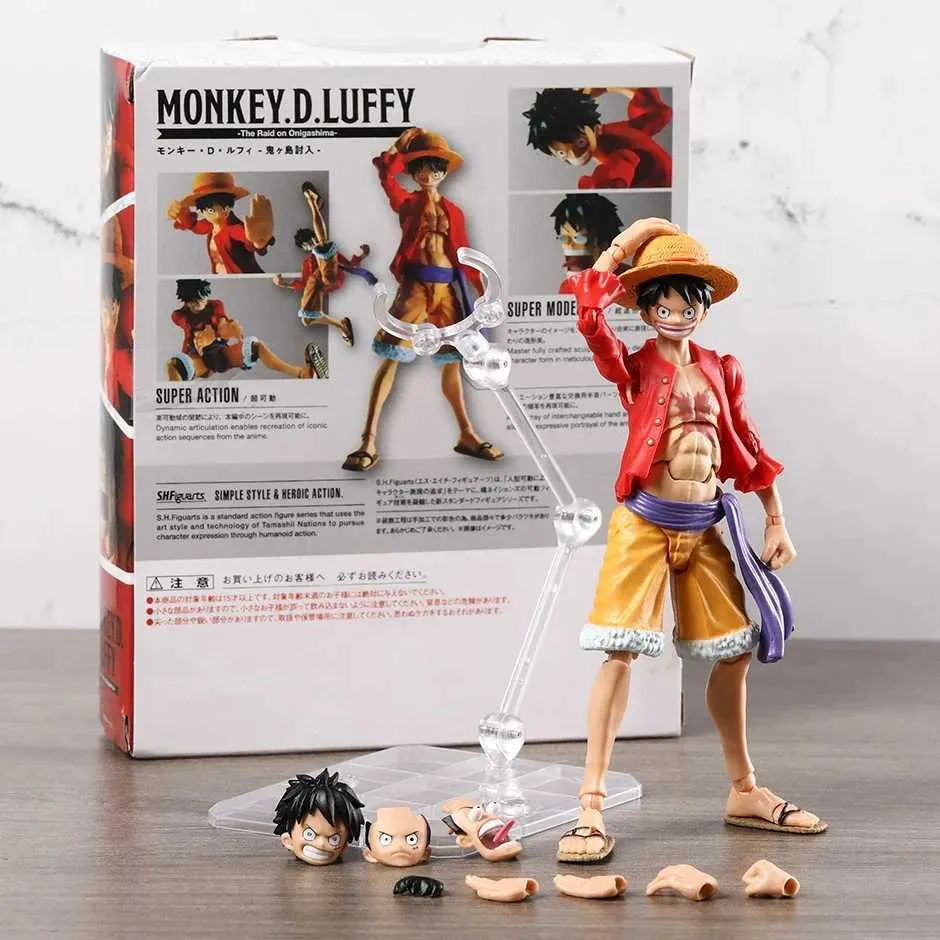 Monkey D Luffy Action Figure 15cm Collectible Model Doll Toy Gift Anime ...