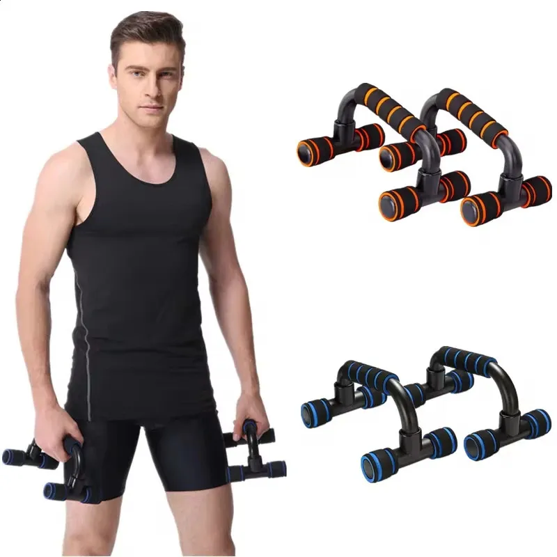 Nonslip Push Up Stand Home Fitness Power Rack Gym Handles Red Pushup ...