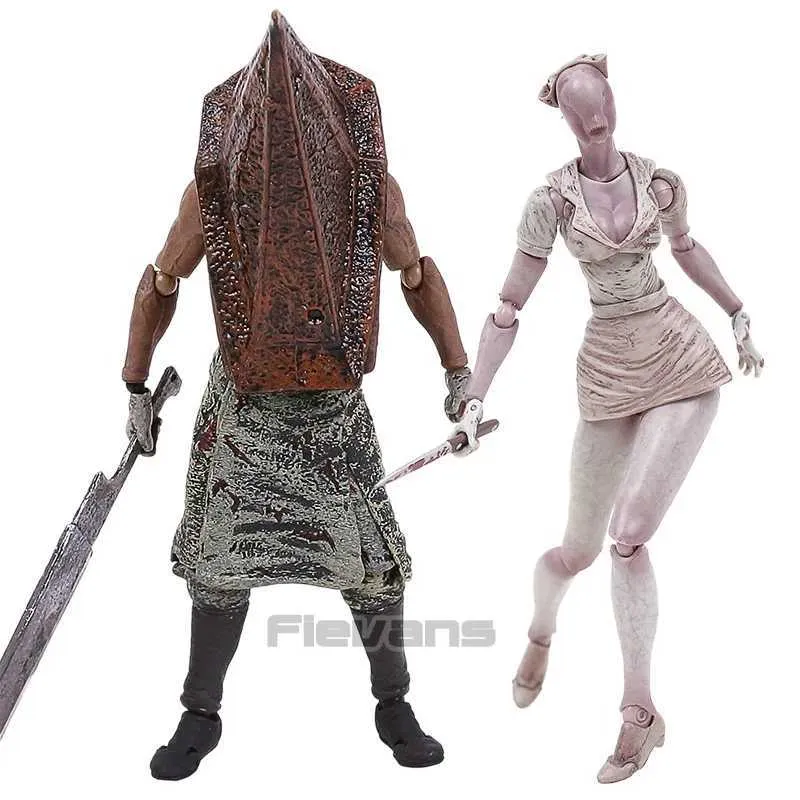Silent Hill Figma SP 061 Bubble Head Nurse & SP 055 Red Pyramid Thing ...