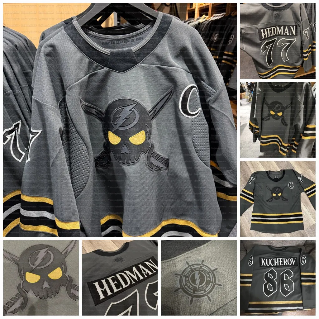 Nikita Kucherov Lightning 2025 Gasparilla Jerseys Yanni Gourde Victor ...