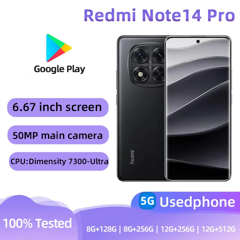 Redmi Note 14 Pro 5g Smartphone CPU Dimensity 7300 Ultra 6.67 Inches ...