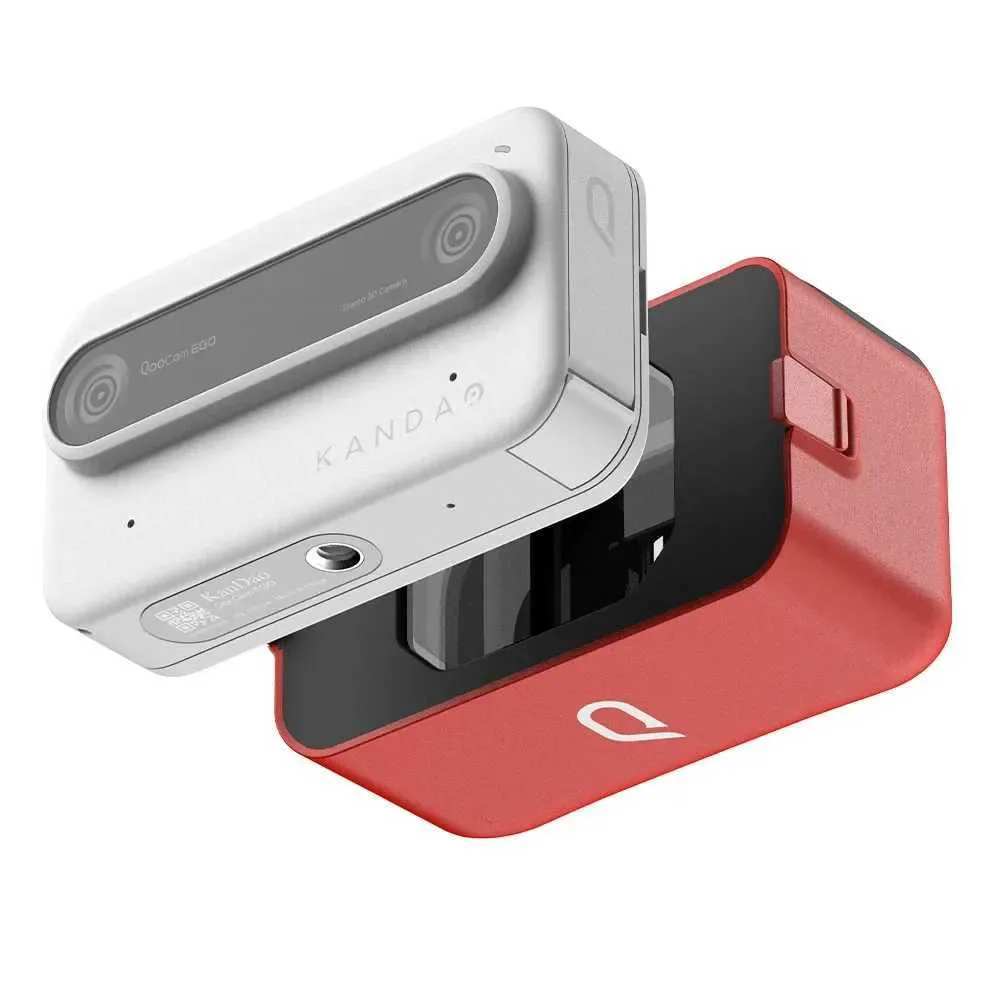 Kandao Qoocam EGO 4K 3D Camera Realistic Stereo Immersion, Instant Snap & View, 1340mAh Battery ...