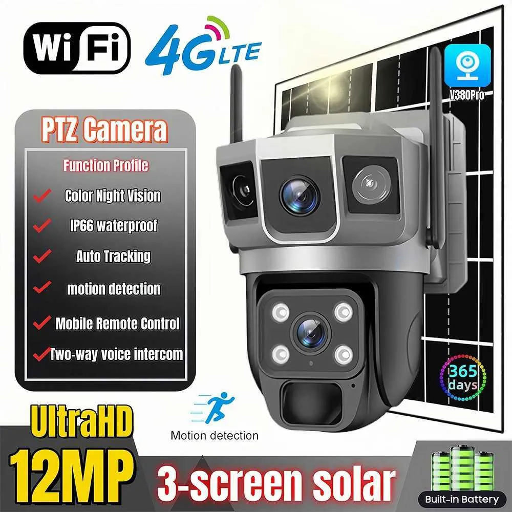 V380Pro Solar Security Camera 4G WiFi CCTV With... From Uk_cambridge ...
