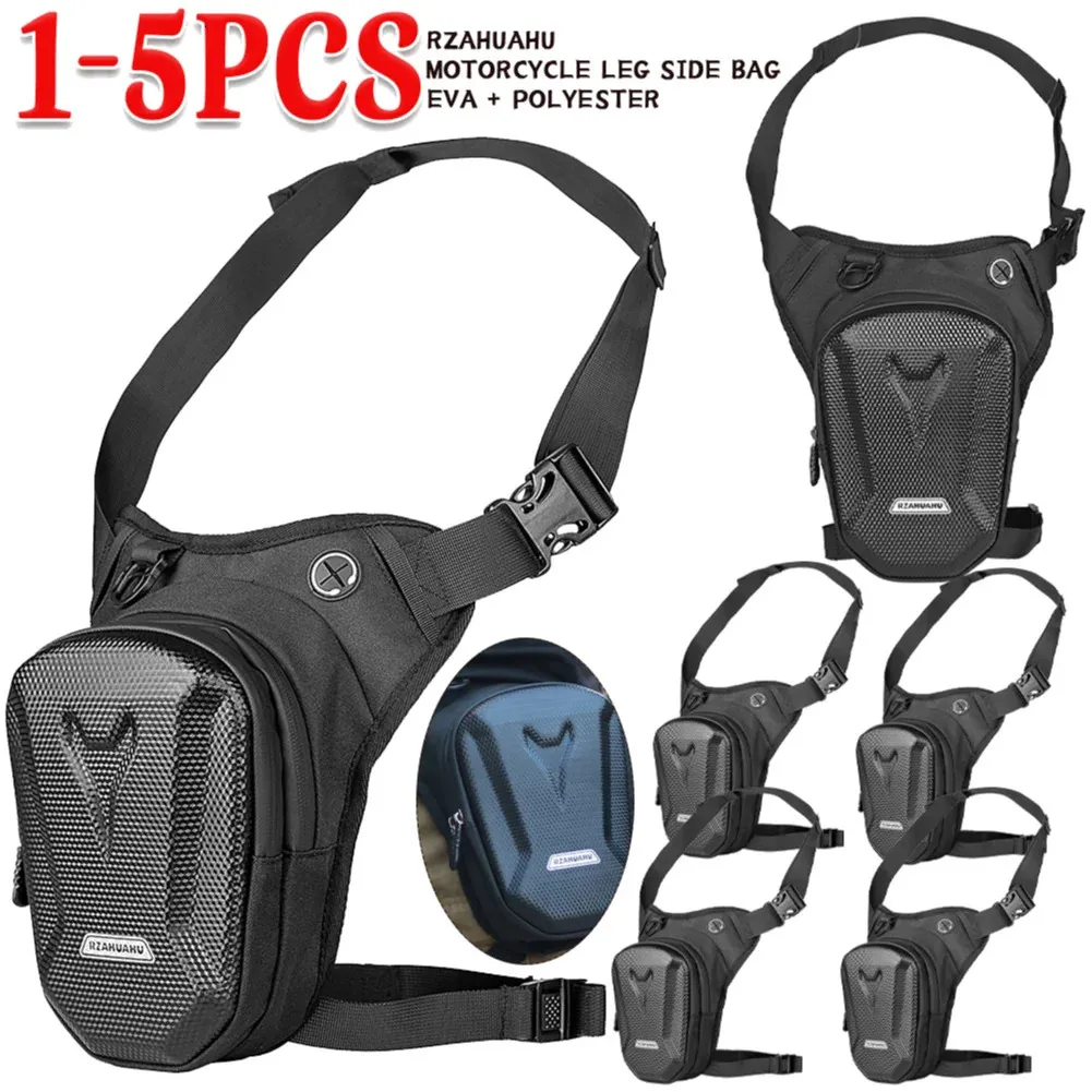 RZAHUAHUU Hard Shell Sport Bike Side Bags With Lateral Saddlebags And ...