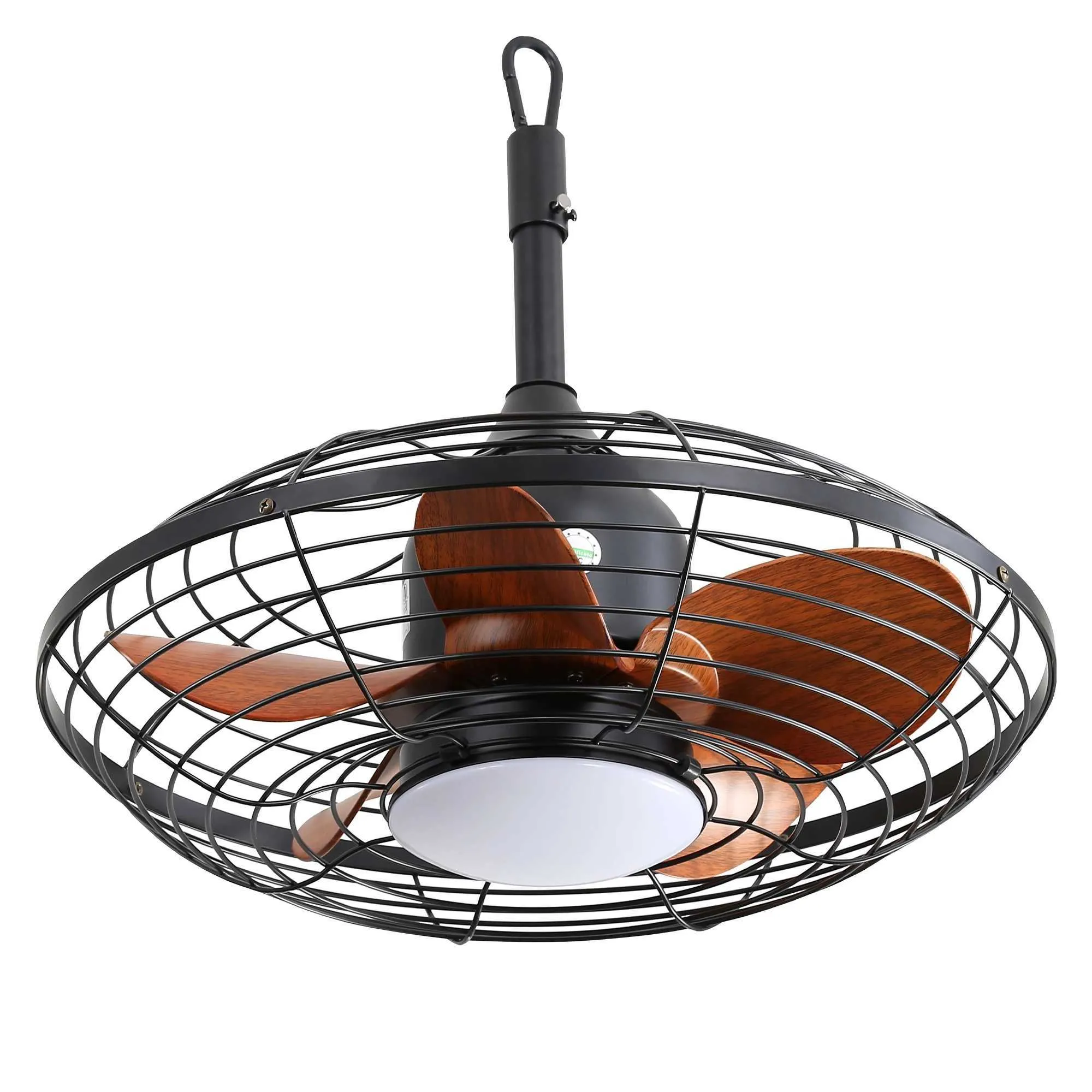 Sofucor Modern 20 Inch Ceiling Fan With LED Lights DC 6 Speed High ...
