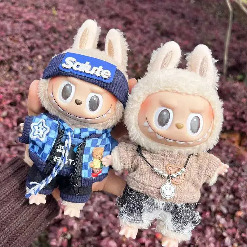 Plush Labubu Figure Of 8 Trendy 17cm Clothes Set For First And Second ...