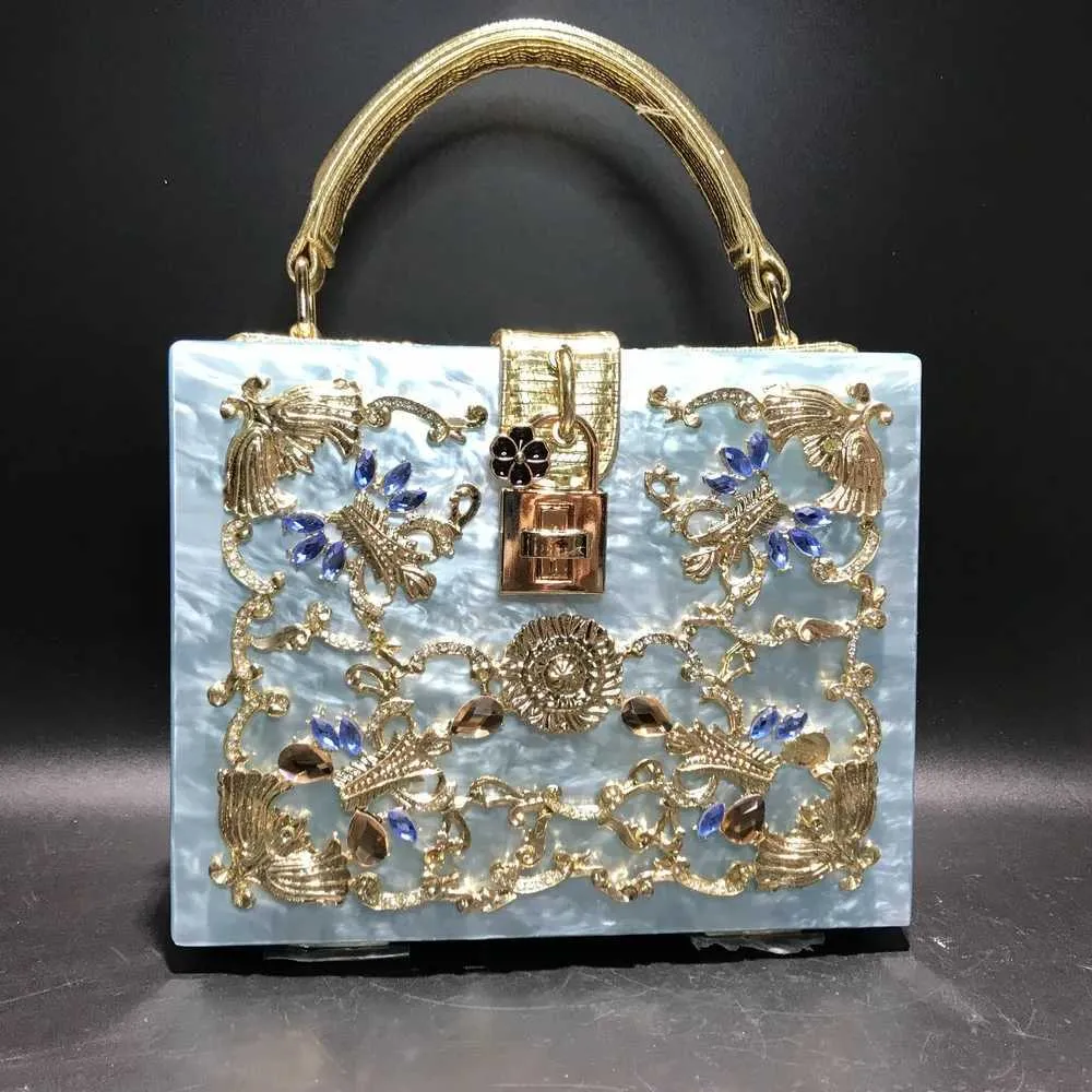 Totes Girl Bling Sequined Women's Metal Pearl White Clutch Bag Ladies ...