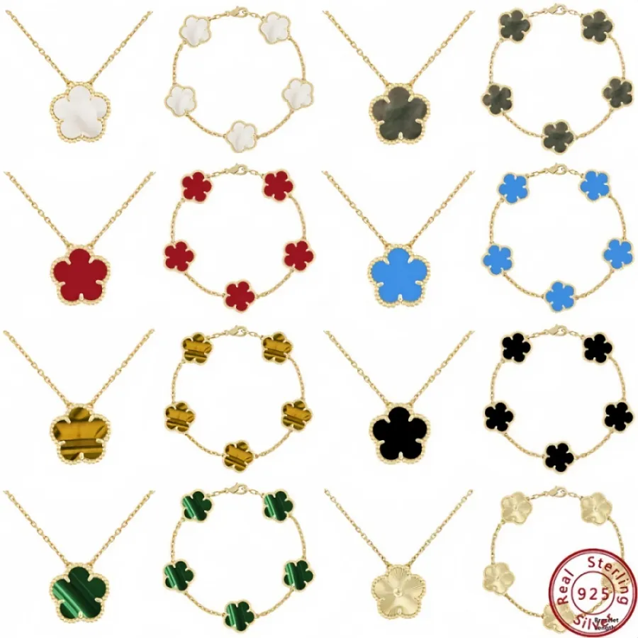French Four Leaf Clover Necklace Mother Of Pearl... From Top1jewlery ...