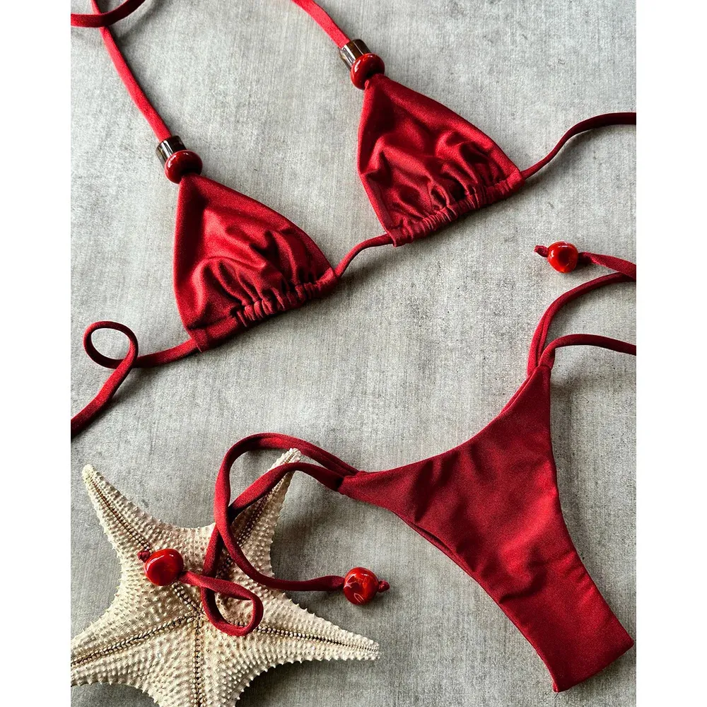 Micro Bikinis Seksi Kadın Mayolar 2025 Mayo Push Up Bikini Set Mayo ...