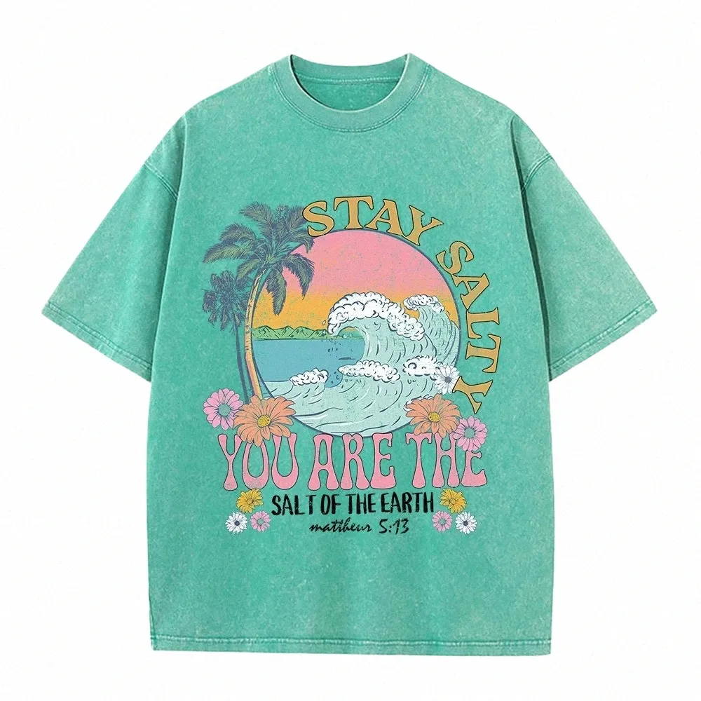 Wholesale Salty You Are The Salt Of The Earth Retro Washed Oversized ...
