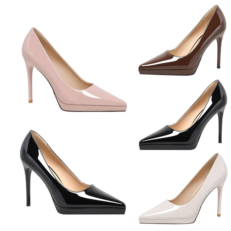 Bulk Luxury Designer Kitten Heel Pumps For Women Paris Dress Classics ...