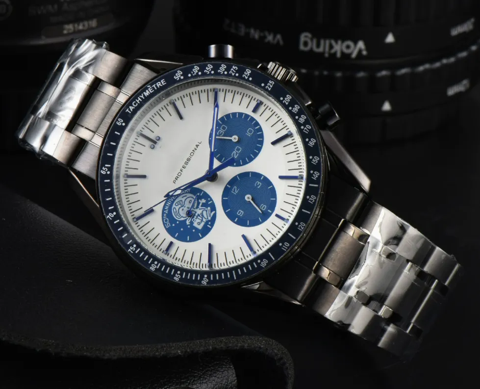 Top Luxury Brand 50th Speed Master Space Stainless Steel Chronograph ...