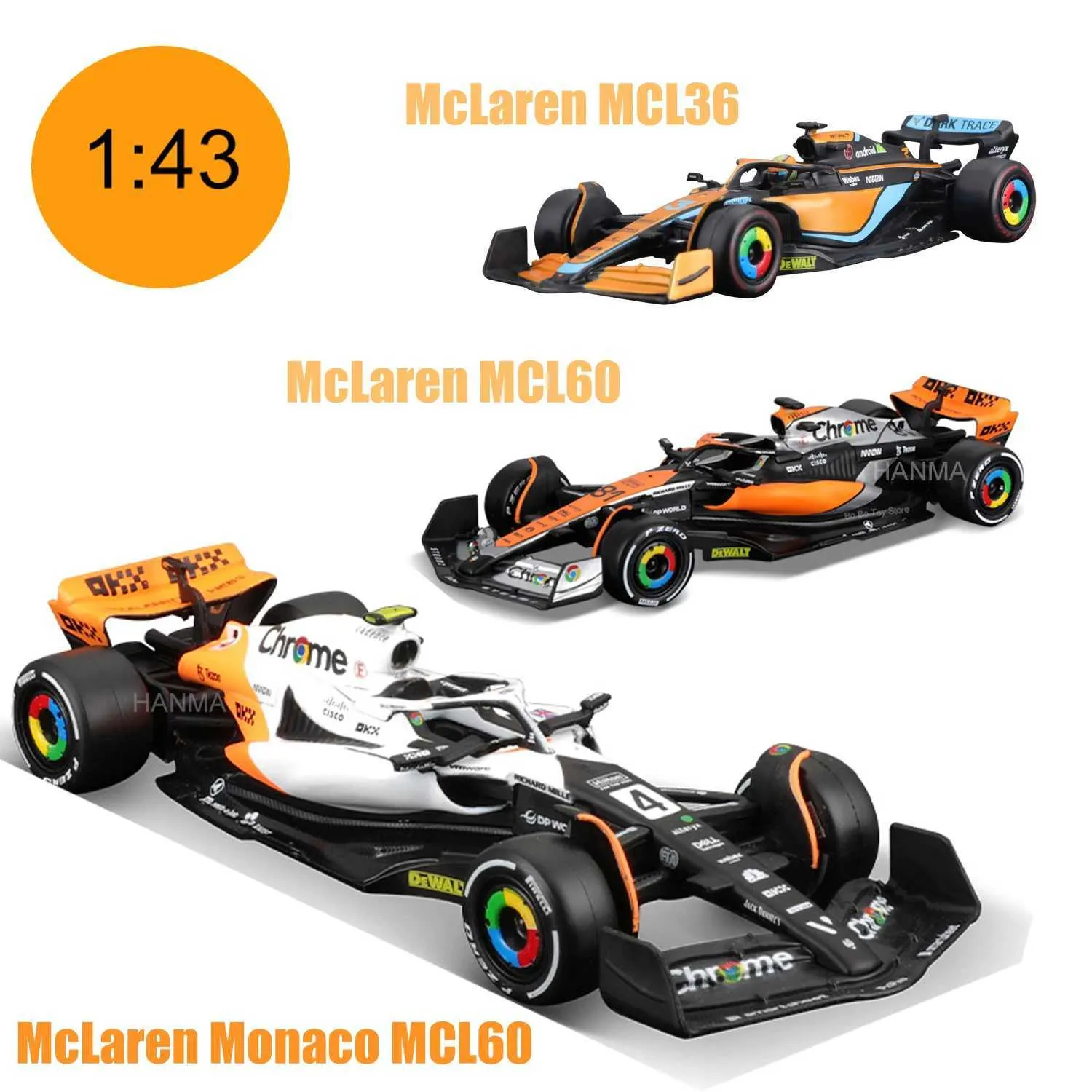 Burgo 2024 MCL38 Miami Monaco 1 43 Mclaren F1 MCL60... From Freakhouse ...