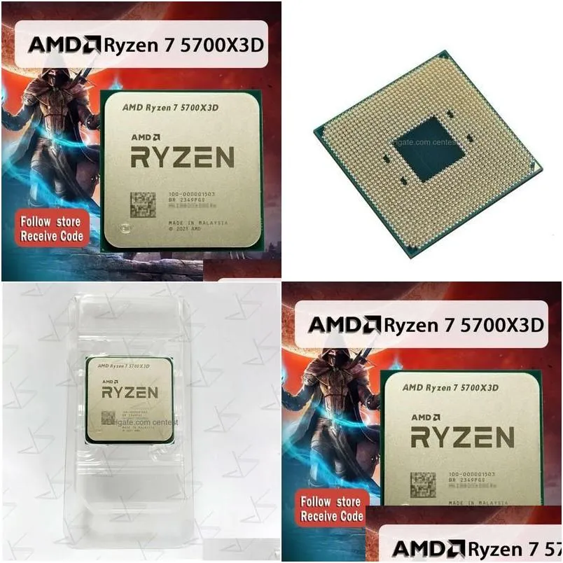 Cpus Ryzen 7 5700X3D R7 30GHz 8 Core CPU Processor With 16 Threads, 7nm ...