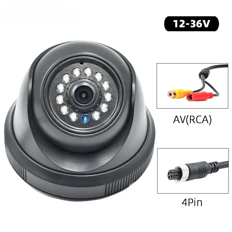 High Performance 12V 32V Bus Mini Cctv Camera With 4Pin/AV Connector ...