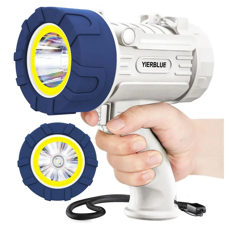 Rechargeable Mechanically Powered Flashlight Combo With 1000000 Lumens ...