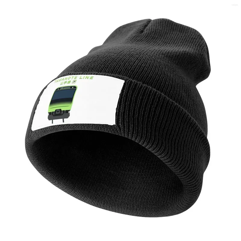 Yamanote Line Pathfinders Beret With Train Print And Knitted Cap For ...