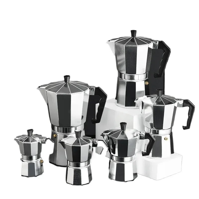 Aluminum Material Moka Pot Crystal Glass Top Stovetop... From Bao10 ...