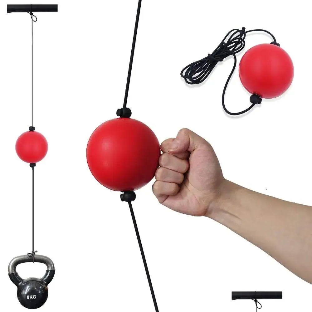 Sand Bag Boxing Reflex Ball Pu Quick Punching For Training Muay Thai ...